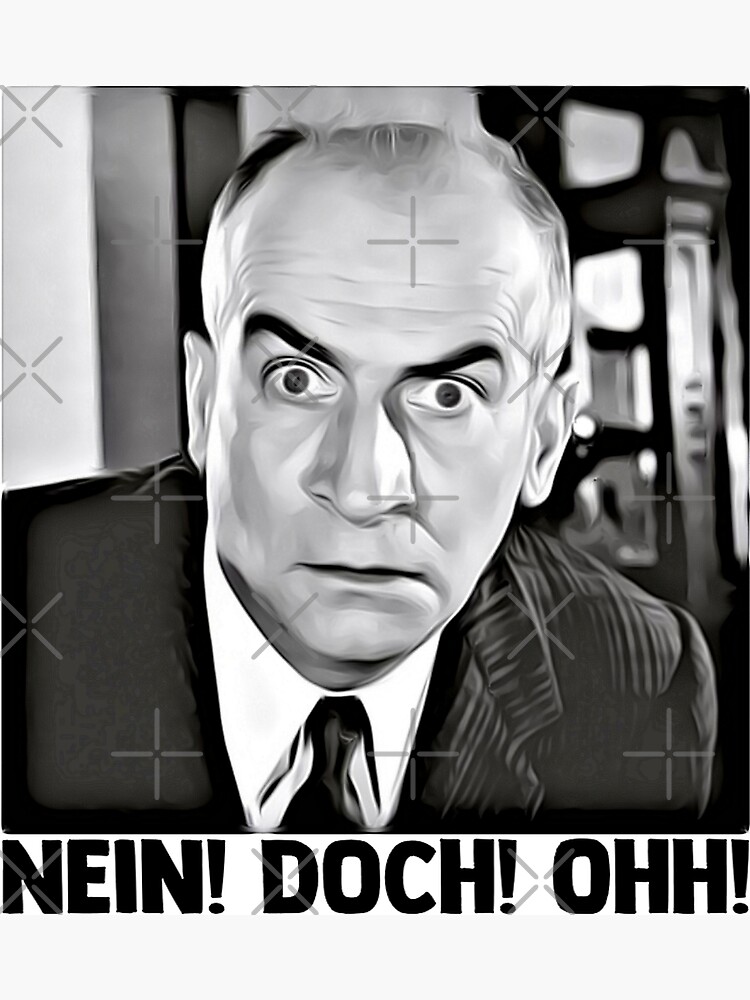 "Louis de Funès Funes Nein! Doch! Ohh!" Fotodruck von Nordwind | Redbubble