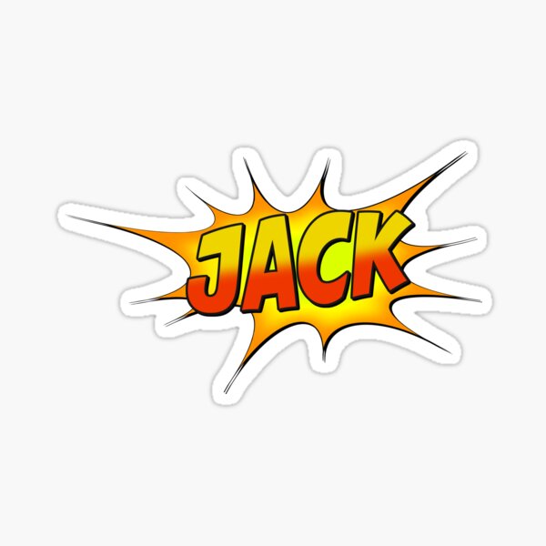 "Jack" Sticker for Sale by rogue-design | Redbubble