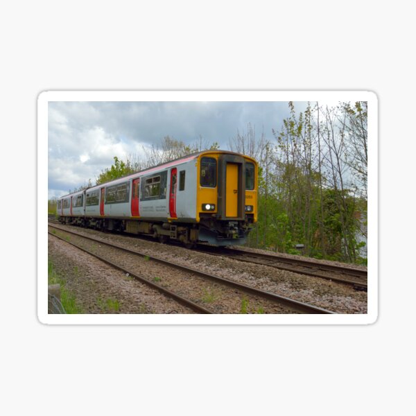 "TfW Class 150 approaching Shotton" Sticker for Sale by EngPhotography ...