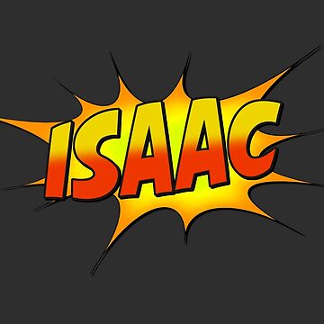 "Isaac" Sticker for Sale by rogue-design | Redbubble