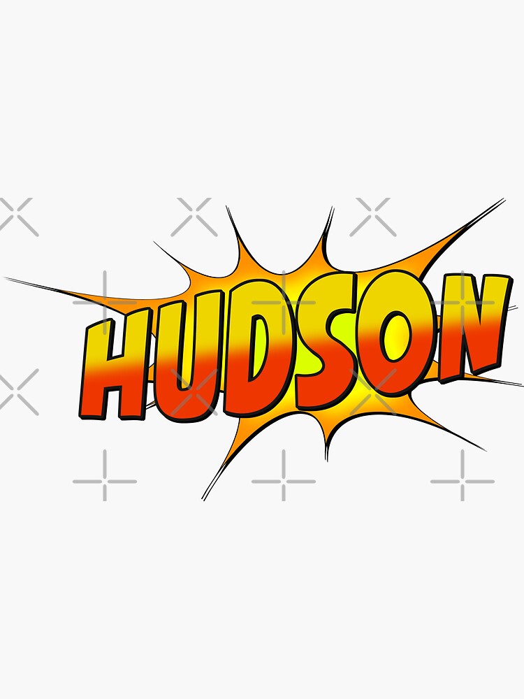 "Hudson" Sticker by rogue-design | Redbubble