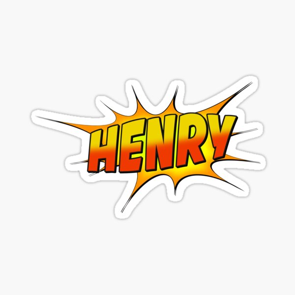 "Henry" Sticker for Sale by rogue-design | Redbubble