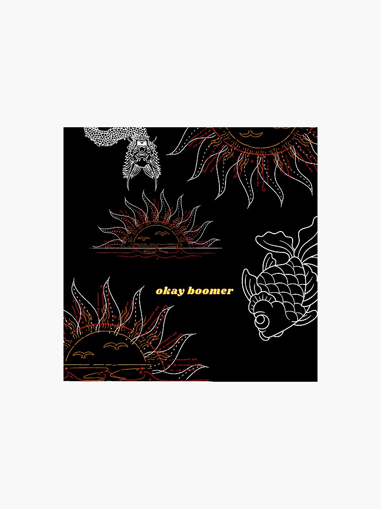 "okay boomer y2k vsco aesthetic " Sticker by sornikaur | Redbubble