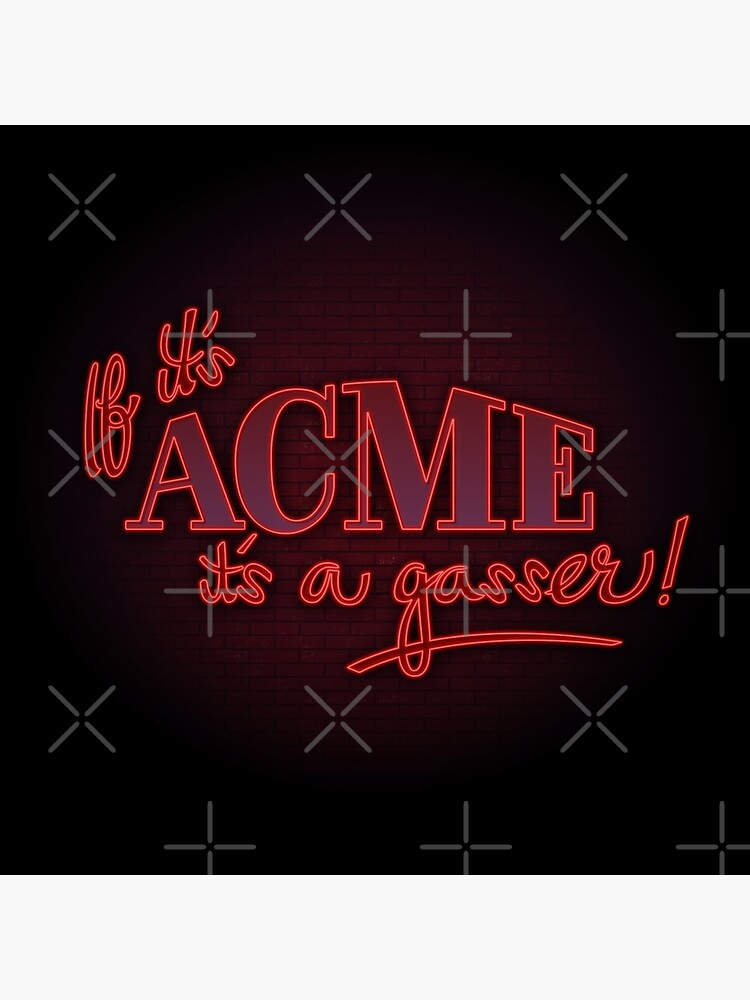 Póster «Letrero de neón de ACME Corporation (inspirado en Roger Rabbit ...