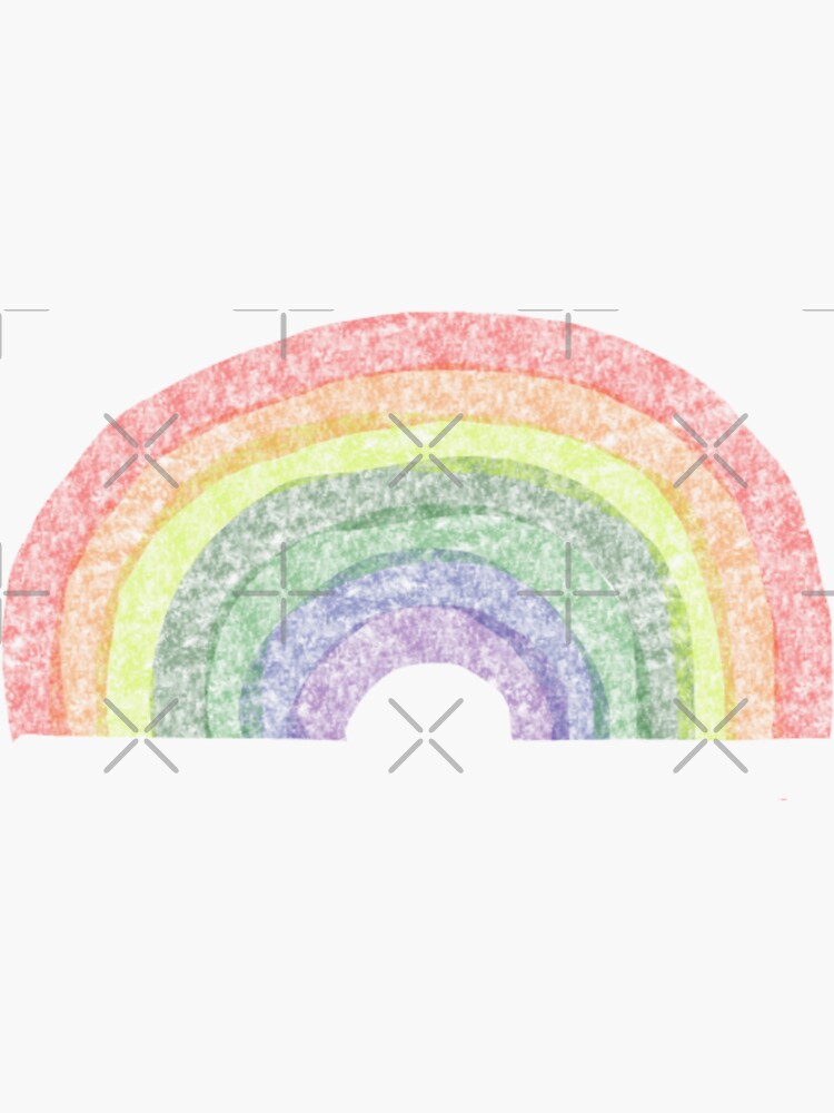 "Glittery rainbow" Sticker for Sale by Claxaa | Redbubble