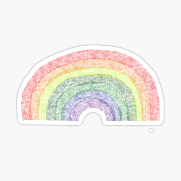 "Glittery rainbow" Sticker for Sale by Claxaa | Redbubble