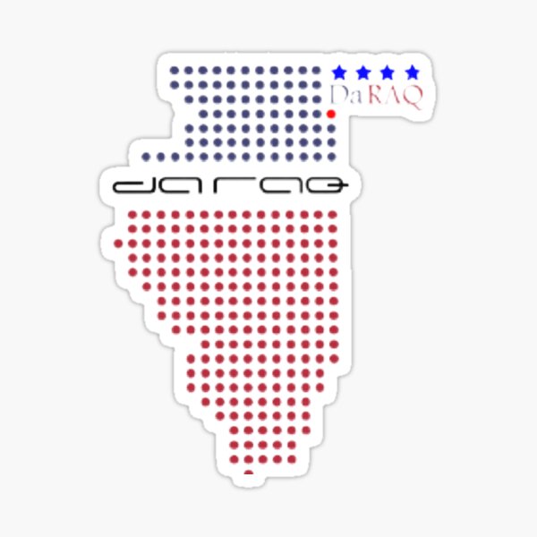 "CHI-RAQ" Sticker for Sale by Docsbiz | Redbubble