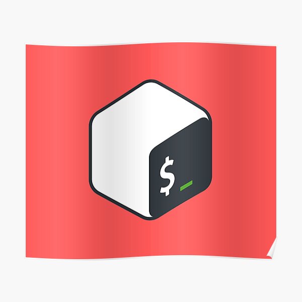 "Bash - Linux Terminal" Poster for Sale by brokenkneestees | Redbubble