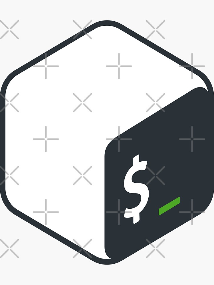 "Bash - Linux Terminal" Sticker for Sale by brokenkneestees | Redbubble