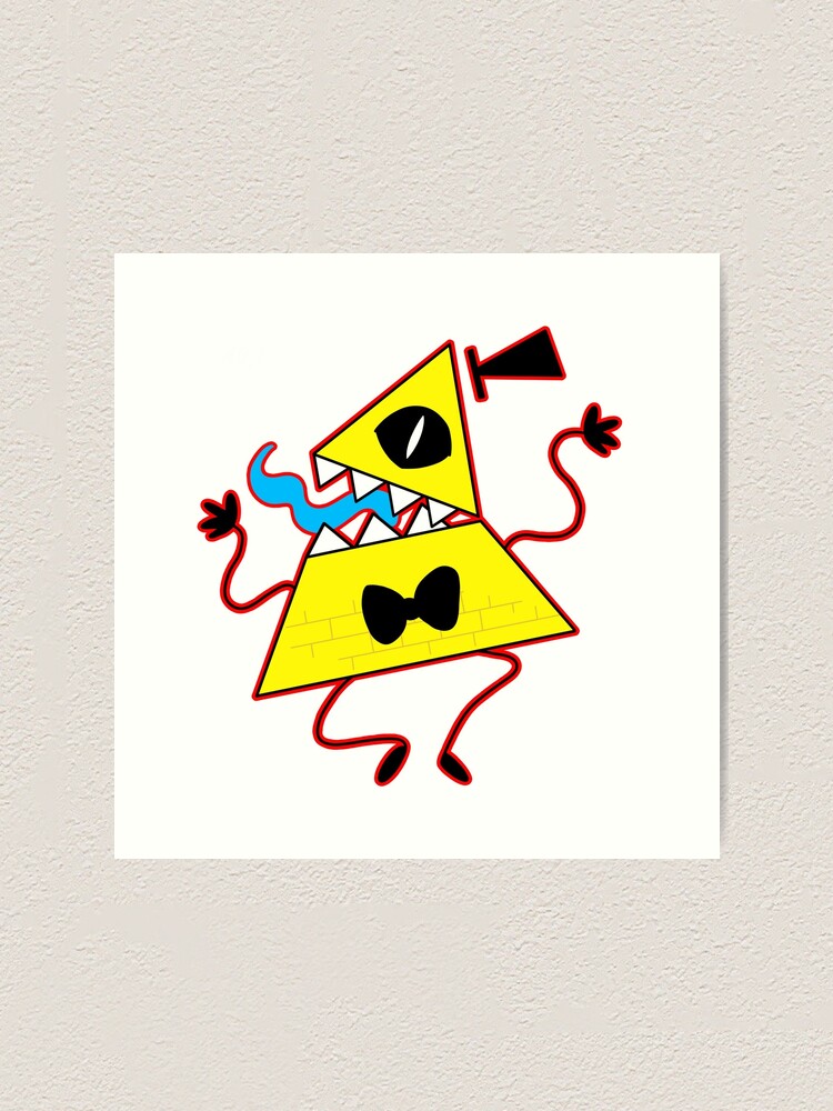 "Bill Cipher Doodle" Art Print by Ocatpus-sensei | Redbubble