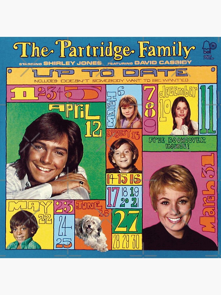 "Partridge Family - Up to Date" Sticker for Sale by OffsetVinylFilm ...