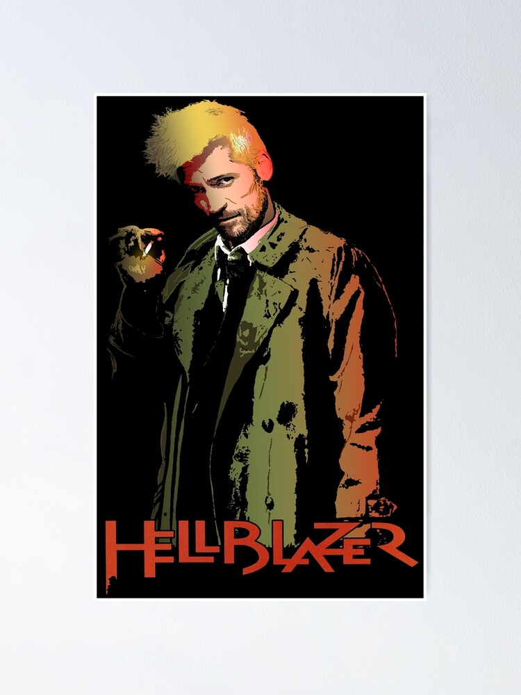 "Nikolaj Coster-Waldau Hellblazer" Poster by 8thDimension | Redbubble