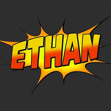 "Ethan" Sticker for Sale by rogue-design | Redbubble