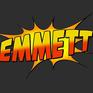 "Emmett" Sticker for Sale by rogue-design | Redbubble