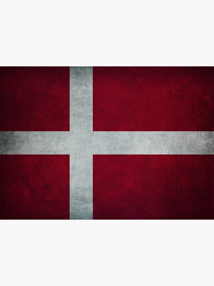 "Flag of Denmark Dannebrog" Canvas Print by CalRay | Redbubble