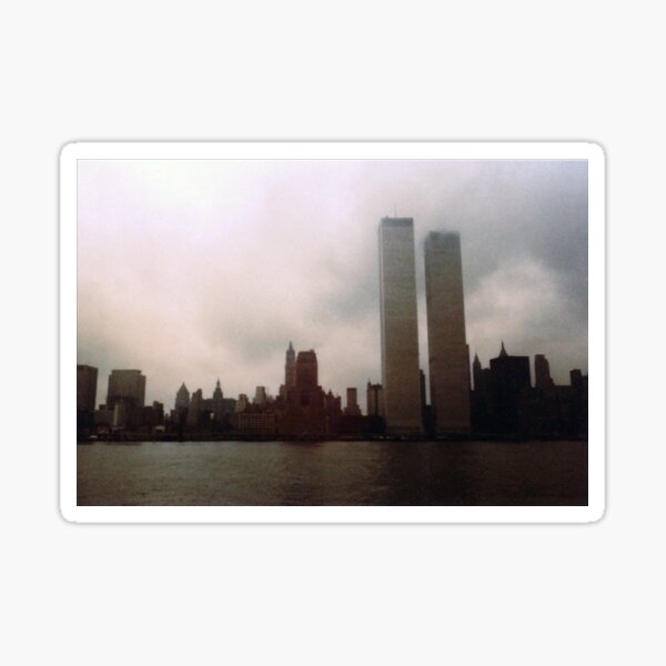 "World Trade Center, USA 1974" Sticker by Anteverse | Redbubble
