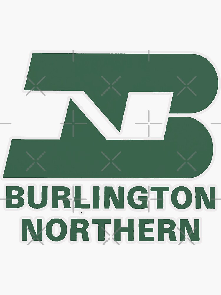"Vintage Burlington Northern Railroad" Sticker for Sale by ...
