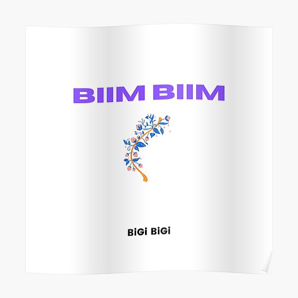 "Biim Biim of the year, new direction" Poster by 91herbert | Redbubble