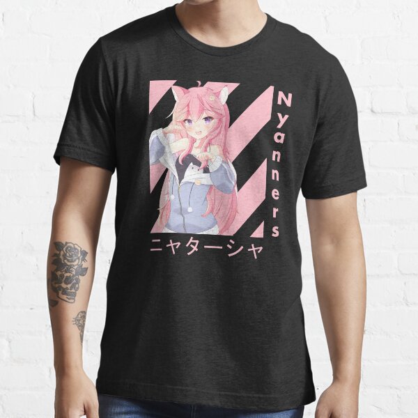 "Nyanners" T-shirt for Sale by rubster21 | Redbubble | nyanners t ...