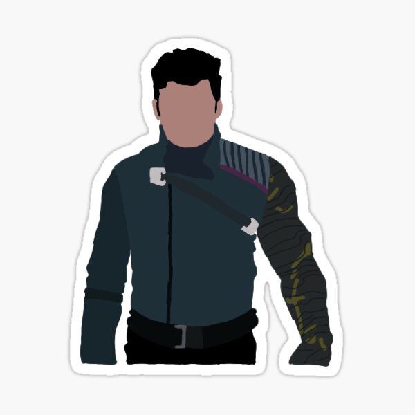 "tfatws bucky barnes" Sticker for Sale by chickenscurry | Redbubble