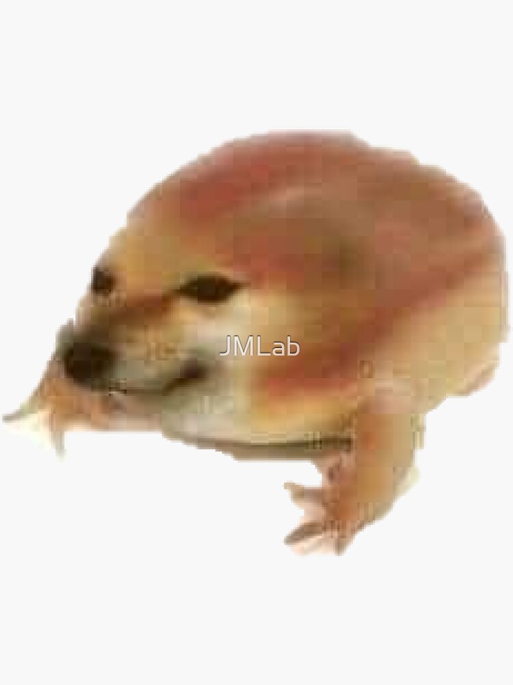"doge frog" Sticker by JMLab | Redbubble