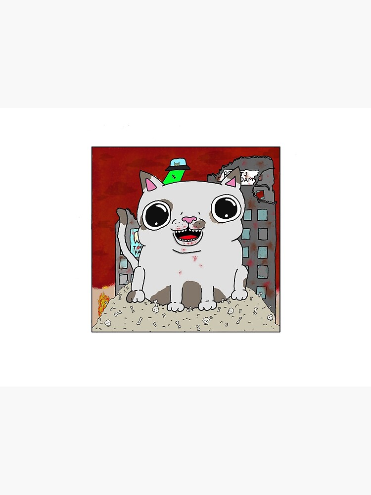 "cat destruction " Poster for Sale by LXBB21 | Redbubble
