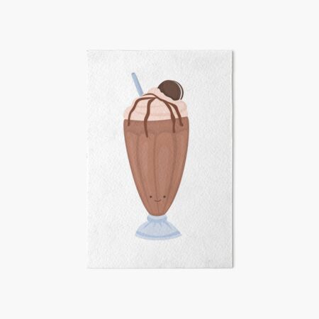 "Chocolate Oreo Milkshake" Art Board Print for Sale by sabrinarromano ...