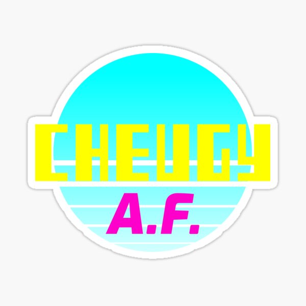 "Cheugy retro 90's Aesthetic Tee" Sticker for Sale by LeGND | Redbubble