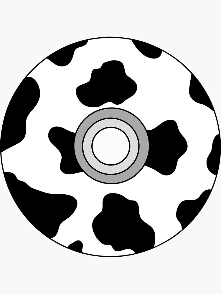 "Cow CD" Sticker for Sale by Petit-Monde | Redbubble