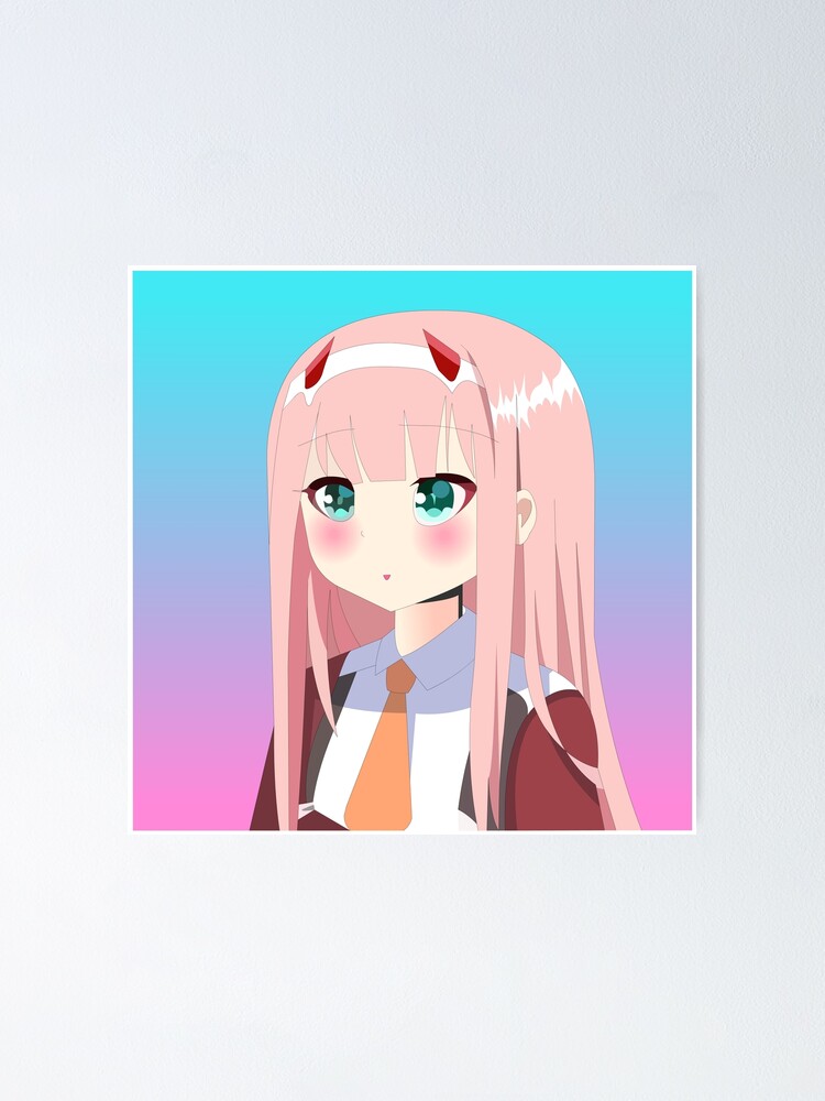 "Zero Two Pastel" Poster by aesa | Redbubble