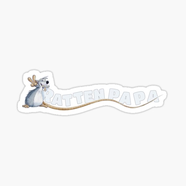 "Rat dad" Sticker by Delareon | Redbubble