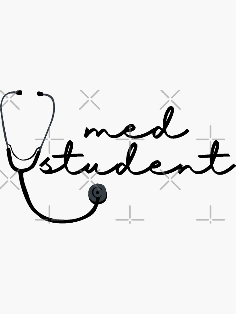 "pre med student sticker - future doctor sticker - med student ...