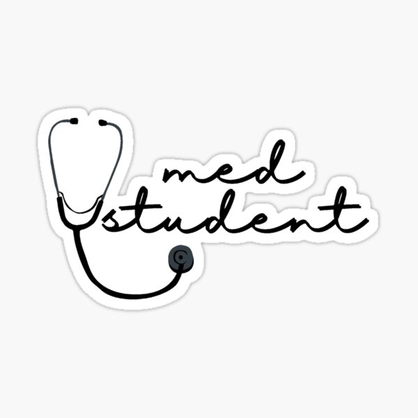 "pre med student sticker - future doctor sticker - med student ...