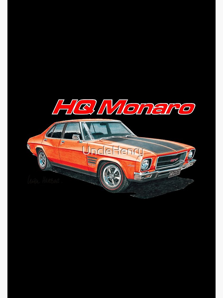 "Holden HQ Monaro in Red" Poster for Sale by UncleHenry | Redbubble
