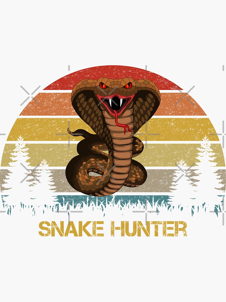"Snake Hunter" Sticker by temo00o | Redbubble