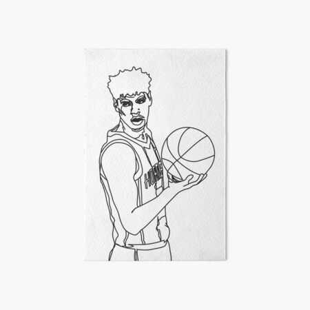 "LAMELO BALL CHARLOTTE" Art Board Print for Sale by third-try | Redbubble