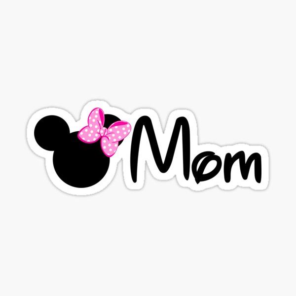 "Mom Mouse Ears" Sticker by amyhorikami | Redbubble