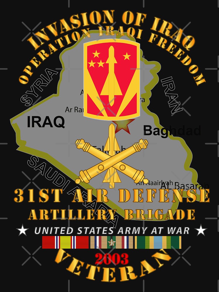 "Army - 31st Air Defense Artillery Bde - OIF - Invasion - 2003 w IRAQ ...