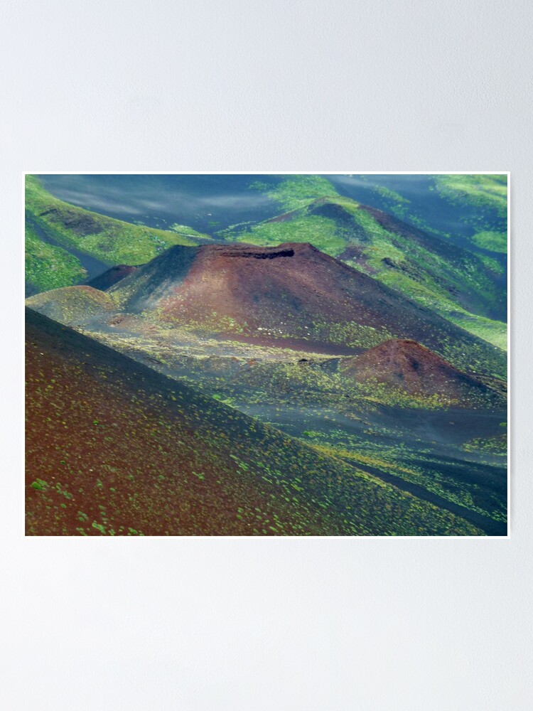 "Etna Colors at 2000 mtrs." Poster by Janone | Redbubble