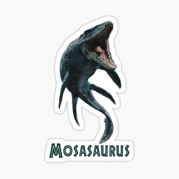 "Mosasaurus" Sticker for Sale by NiceShirtY | Redbubble
