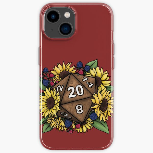 "Sunflower D20 Tabletop RPG Gaming Dice" iPhone Case for Sale by ...