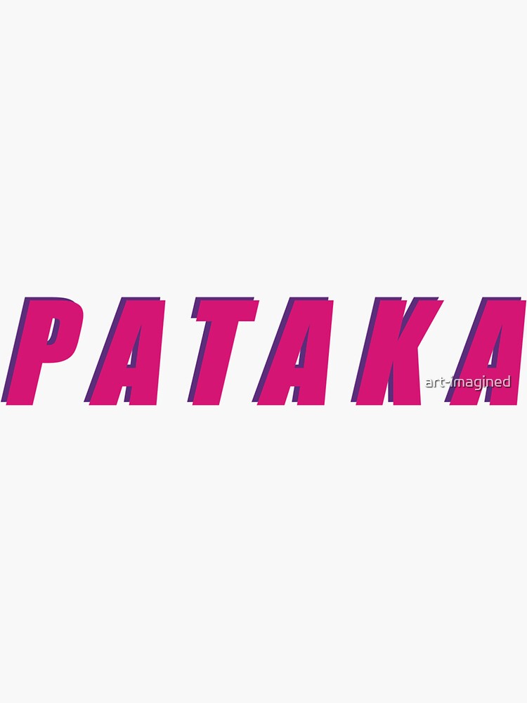 "Pataka" Sticker for Sale by art-imagined | Redbubble