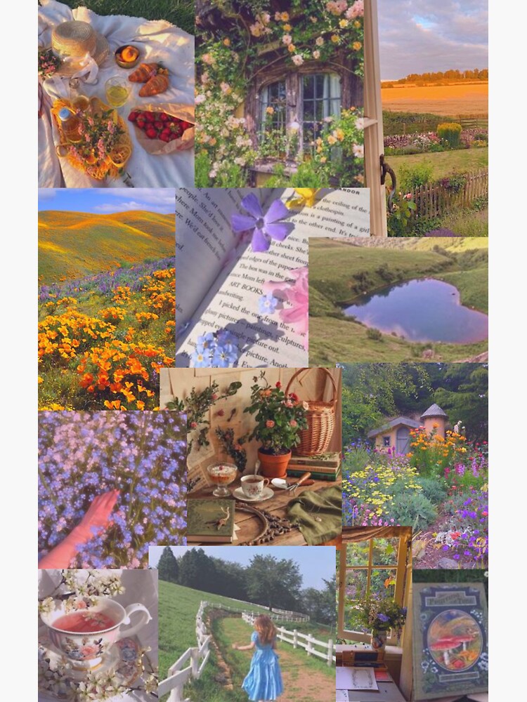 "Cottagecore collage" Sticker for Sale by ATouchOfFairy | Redbubble