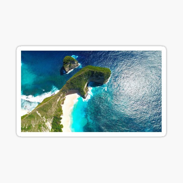 "Bali Cliff" Sticker for Sale by Earthartdesign | Redbubble