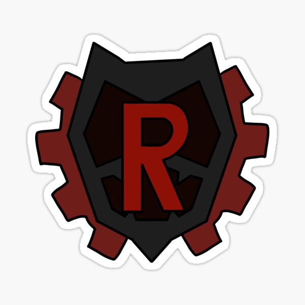 "Red Riot Logo" Sticker by Dragonstar87 | Redbubble