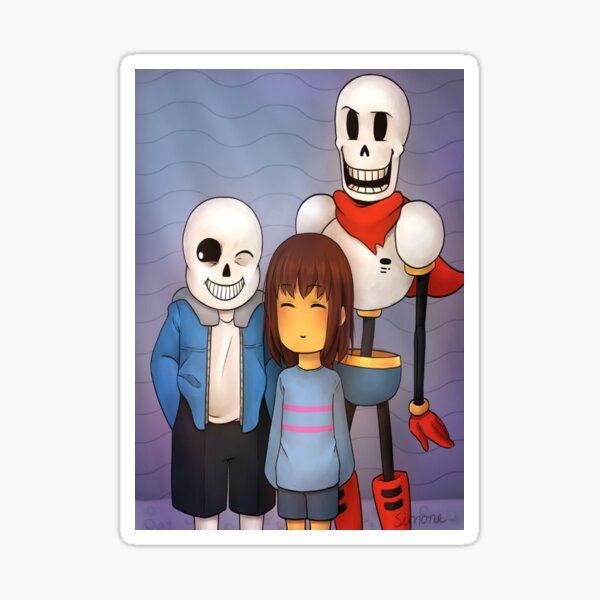 "Undertale FanArt" Sticker for Sale by VittorioDL99 | Redbubble