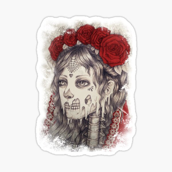 Sticker « Catrina », par saravidigal | Redbubble