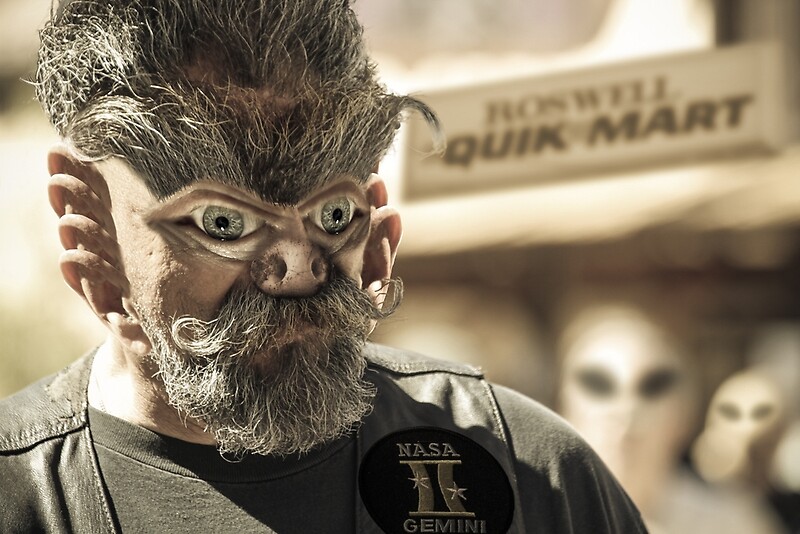 "Alien Biker" by Randy Turnbow | Redbubble