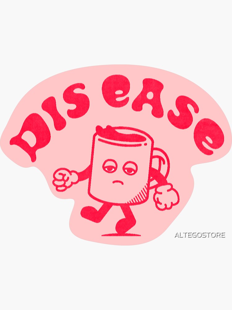 "BTS - Dis-ease (병)" Sticker by ALTEGOSTORE | Redbubble