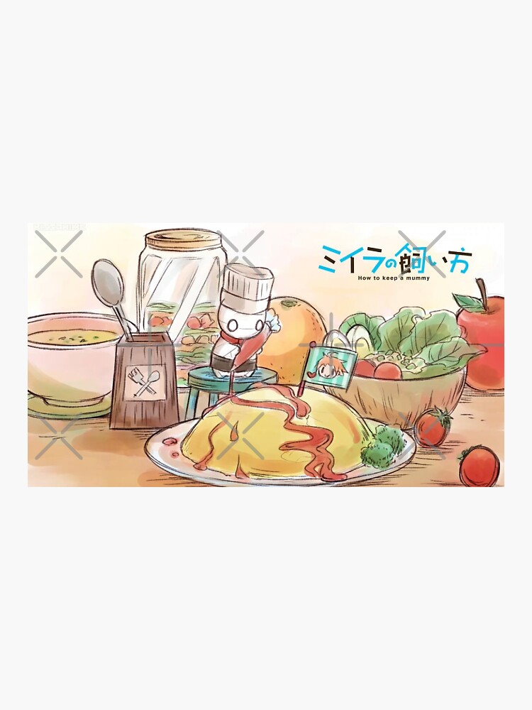 "How to Raise a Mummy- Chef" Sticker for Sale by Maiokoe | Redbubble